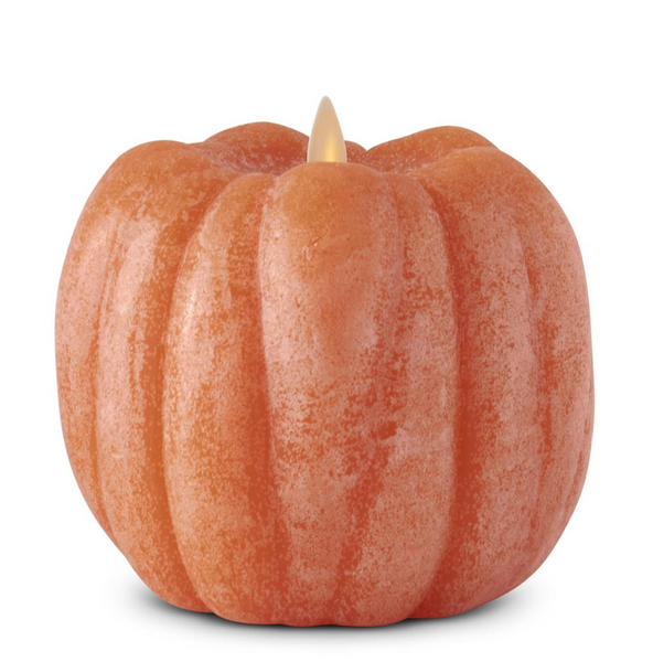 4.5 Orange Wax Pumpkin Luminar Indoor Candle – Gourmet Works
