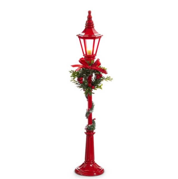 Lighted Red Lamp Post – Gourmet Works