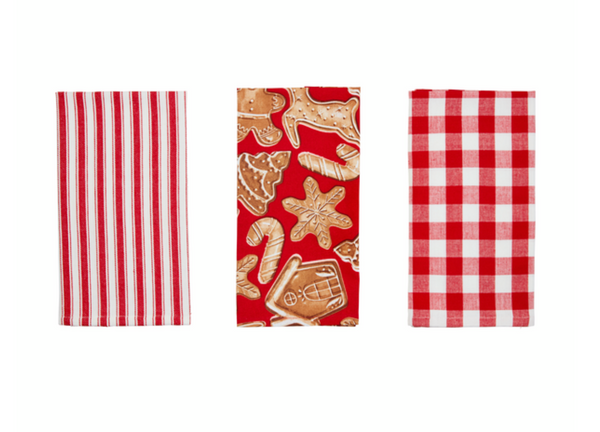 Cookie Print Gingerbread House Towel Set – Gourmet Works