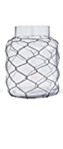 Glass Jars with Wrapped Chicken Wire – Gourmet Works